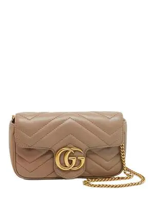 GUCCI Mini Gg Marmont Matelassé Shoulder Bag