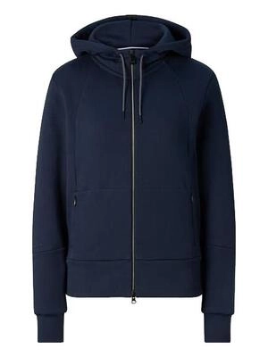 Bogner Nada Cotton Hoodie Jersey Jacket - Navy