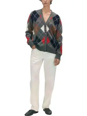 &DAUGHTER Ava Argyle-pattern Cardigan