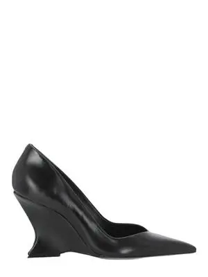 SCHUTZ Siena Sculptural-wedge Pointed-toe Pumps
