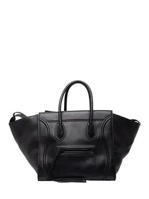 CELINE 2013 Medium Leather Phantom Luggage Tote Bag