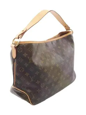 LOUIS VUITTON 2010 Pm Delightful Monogram Shoulder Bag Brown