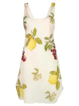 Alix Of Bohemia Addie Mini Dress Neutrals