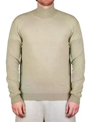 ALTEA High-neck Ribbed-trim Sweater