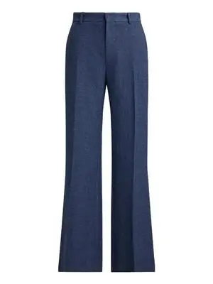 Polo Ralph Lauren High-rise Flared Trousers Blue