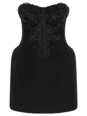 ELISABETTA FRANCHI Elisabetta Franchi Embellished Corset Mini Dress