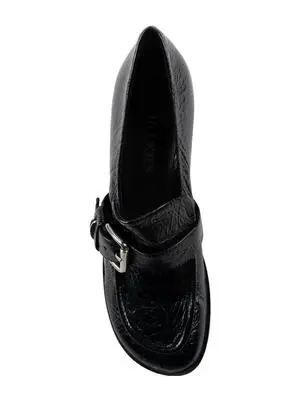 CHUCKIES Buckle-fastening Block-heel Pumps