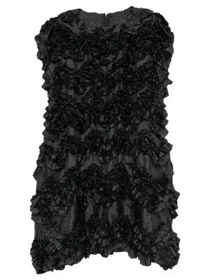 Comme Des Garçons Taffetas Short Dress Comme Des Gar - Black