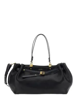 BALENCIAGA Balenciaga Fan Medium Leather Tote Bag