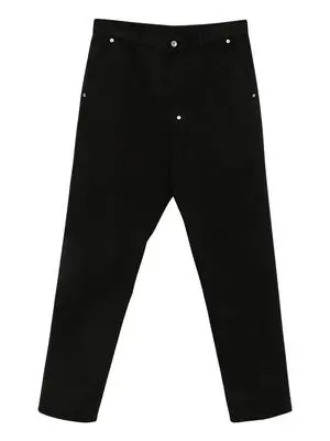 Rick Owens Woven Trousers By - Black