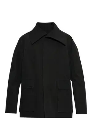 Rick Owens Dracucollar Jacket By - Black