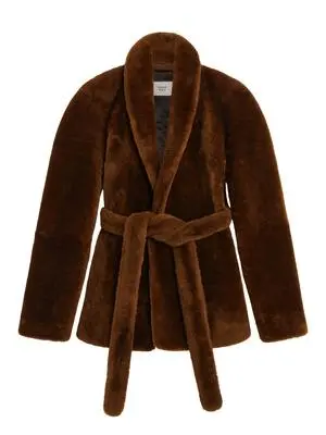Phoebe Philo Short Robe Jacket Grey
