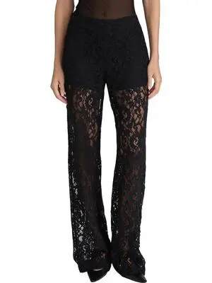 FRAME The Lace Wide Leg Pants