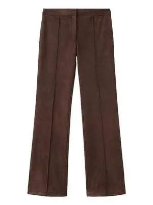 MANGO Seamed Knit Trousers