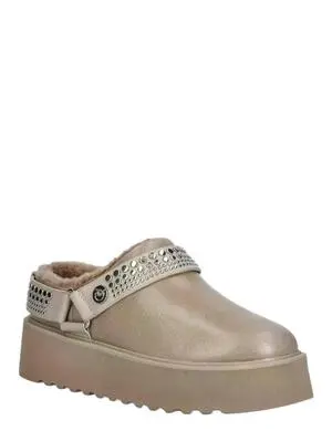 PINKO Studded Platform Slippers
