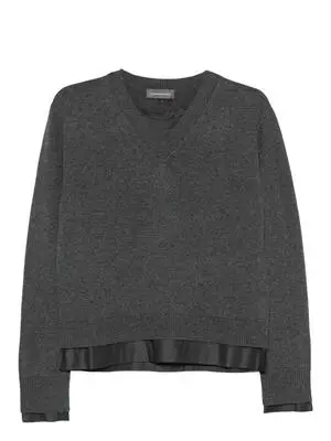 LORENA ANTONIAZZI Layered V-neck Sweater