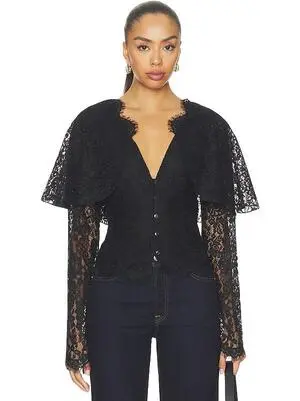 TULAROSA Tularosa Clarissa Top In Black.