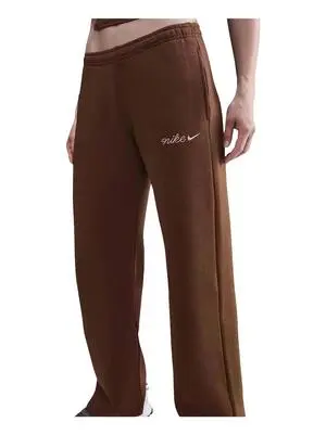 Nike Phoenix Fleece Track Pants Brown