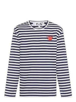PLAY COMME DES GARCON Striped T-shirt