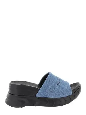 GIVENCHY Givenchy Logo Printed Slip-On Sandals