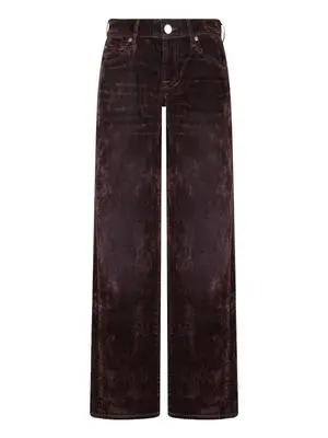 7 FOR ALL MANKIND Low Straight-leg Jeans