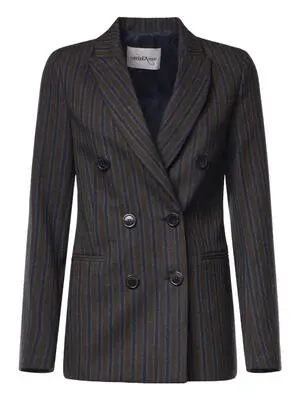 OTTOD'AME Ottod'Ame Striped Double-Breasted Blazer