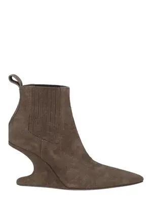RICK OWENS Suede Chelsea Boots
