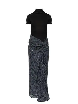 CHRISTOPHER ESBER Christopher Esber Draped Sequin Maxi Dress