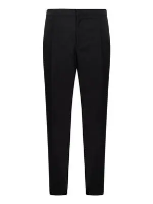 ZEGNA Black Wool Pants