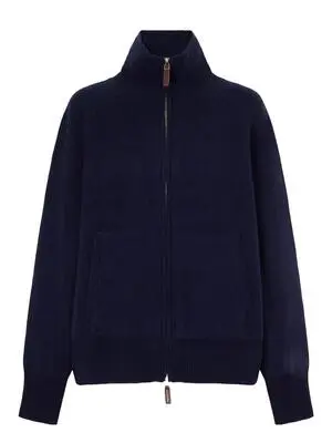 GUEST IN RESIDENCE Rib-trimmed Felted Jacket
