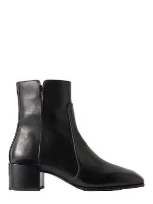 JIMMY CHOO Full-grain Leather Ankle Boots