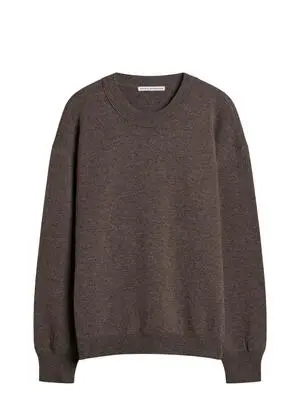 STUDIO NICHOLSON Crew-neck Long-sleeve Knit Top