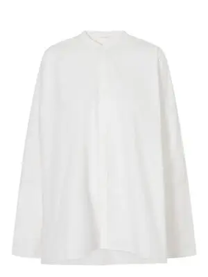 RUOHAN Asymmetrical Cotton-poplin Shirt
