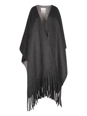 ERMANNO FIRENZE Ermanno Firenze Fringed Cape