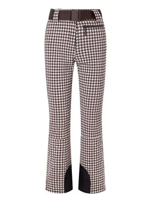 Cordova Sella Belted Stretch-shell Bootcut Ski Pants - Brown