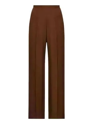 TALLER MARMO Marlene High-waisted Wide-leg Trousers