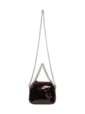 STELLA MCCARTNEY Falabella Sequin-embellished Shoulder Bag