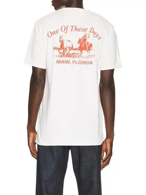 ONE OF THESE DAYS One Of These Days X Revolve X Fwrd Miami Design 22 Tee In White Bone