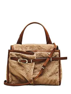 DOLCE VITA Faux Fur Borgo Tote Bag