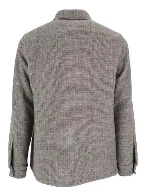 MAZZARELLI Check-pattern Flap-pocket Jacket