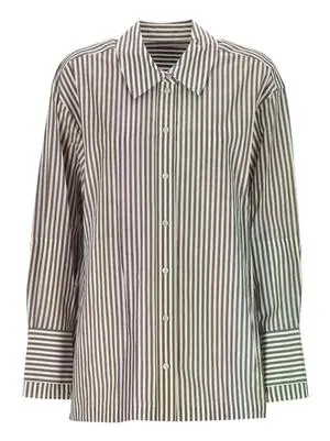 JOSEPH Theia Vertical-stripe Cotton Shirt