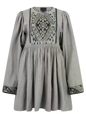 DIESEL® Embroidered Long-sleeve Dress