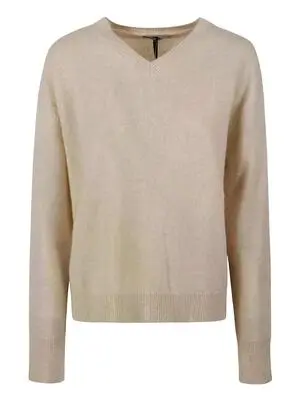 MAX MARA V-neck Fine-knit Sweater