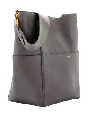 CELINE Sangle Seau Bag Calfskin Large Shoulder Bag