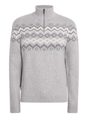 BOGNER Cashmere Quarter-zip Ludi Sweater