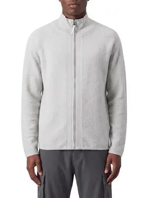 HOUDINI SPORTSWEAR High Neck Zip-up Cardigan In Polyester Grey