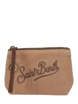 MC2 SAINT BARTH Aline Tartan Waxed Cotton Keychain Pouch Fa06