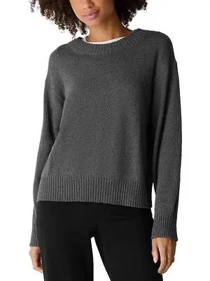 EILEEN FISHER Cotton & Cashmere Crewneck Sweater