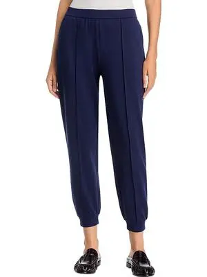 Eileen Fisher Lightweight Ponte Ankle Jogger Pants Midnt