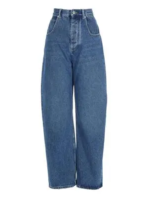 BOTTEGA VENETA Bottega Veneta Women's Wide-Leg Cotton Denim Jeans
